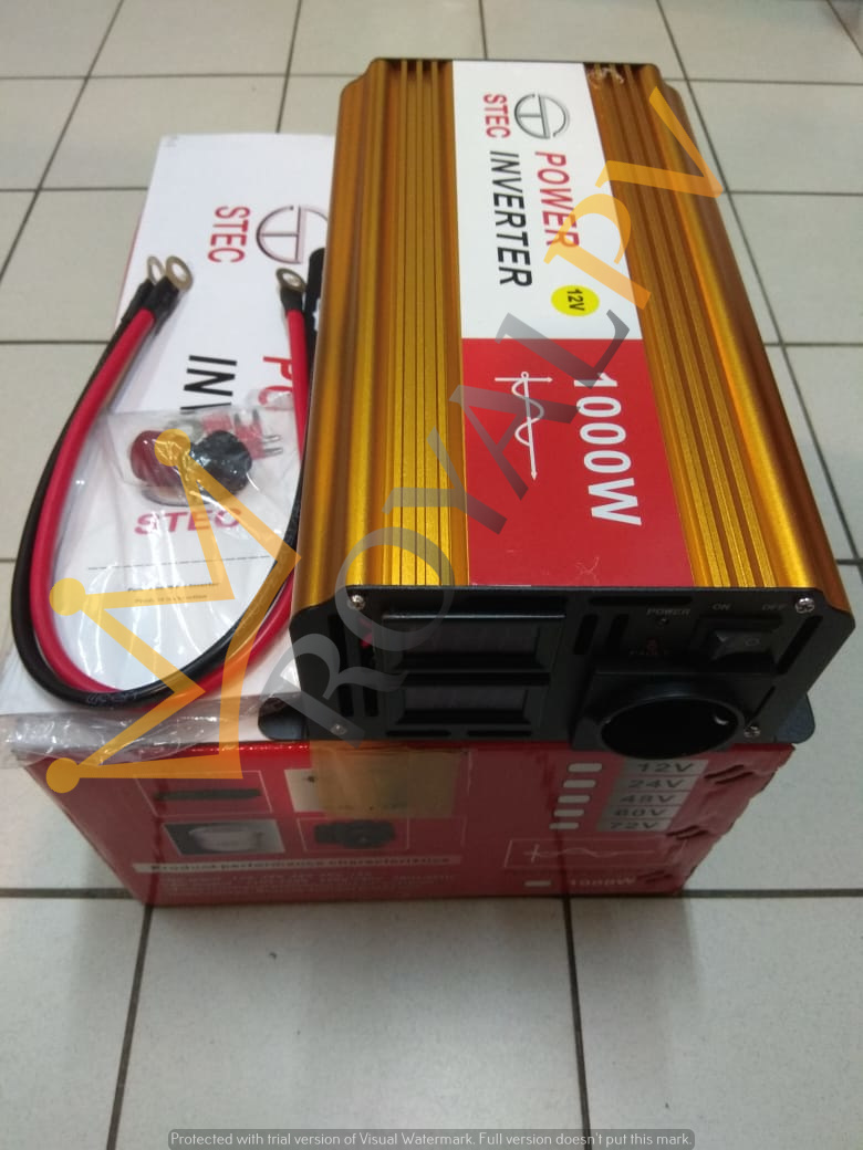 INVERTER STEC 1000W 12V PURE SINE WAVE | ROYALPV