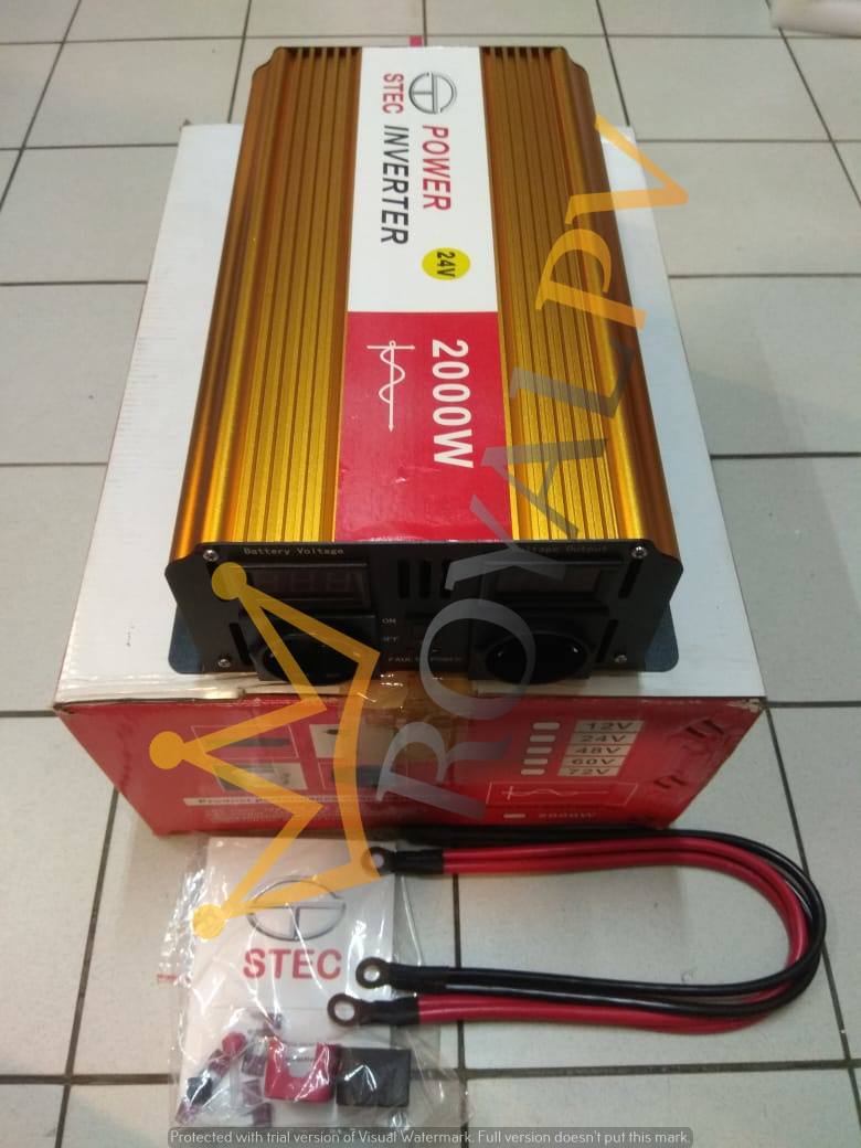 INVERTER STEC 2000W 24VPURE SINE WAVE | ROYALPV